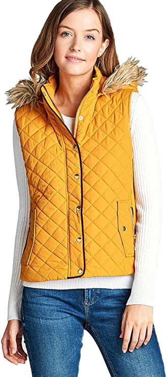 Active USA Womens Quilted Padding Golf Vests